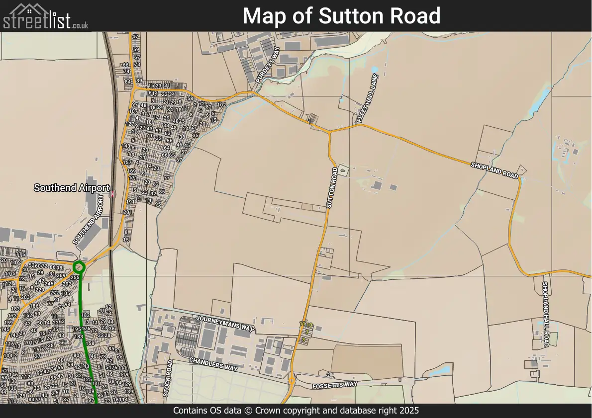 Sutton Road in Essex