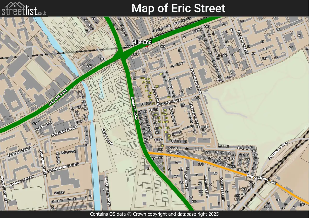 Eric Street in Greater London