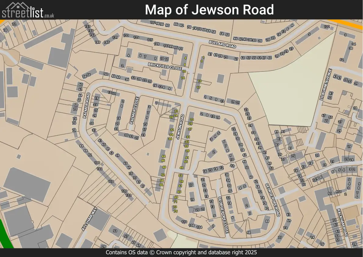 Jewson Road in Norwich, Catton Grove, Norfolk - maps, house prices ...