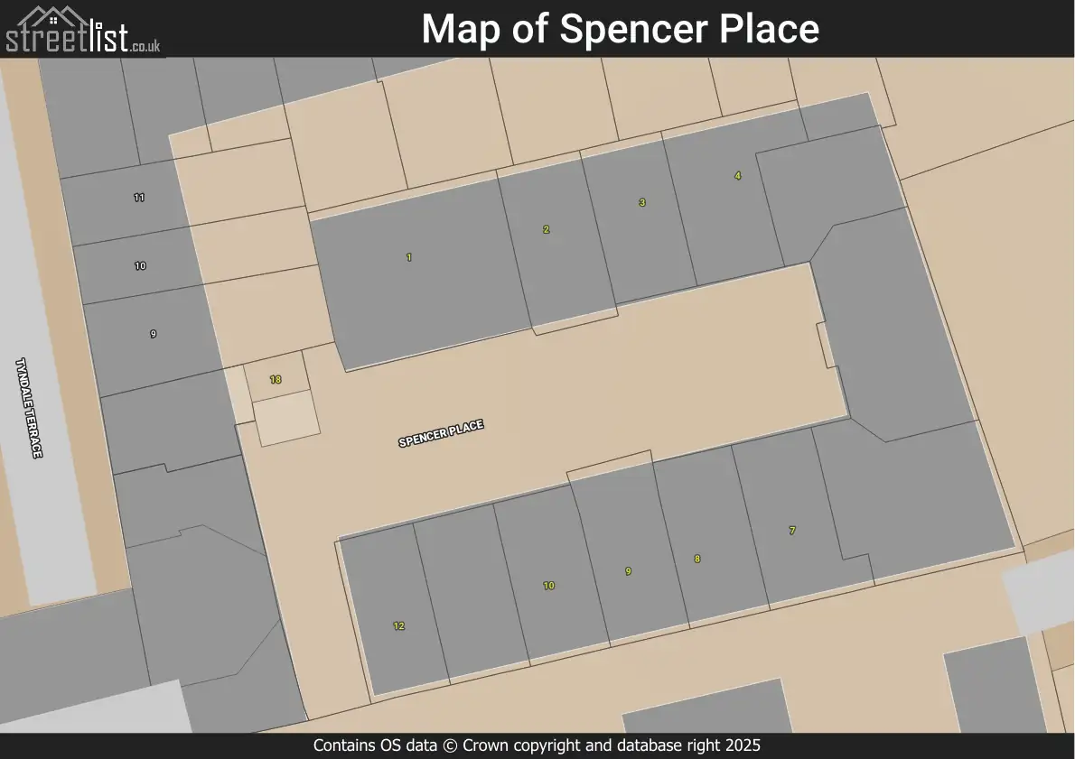 Spencer Place, London, Islington, Greater London | Street map, property ...