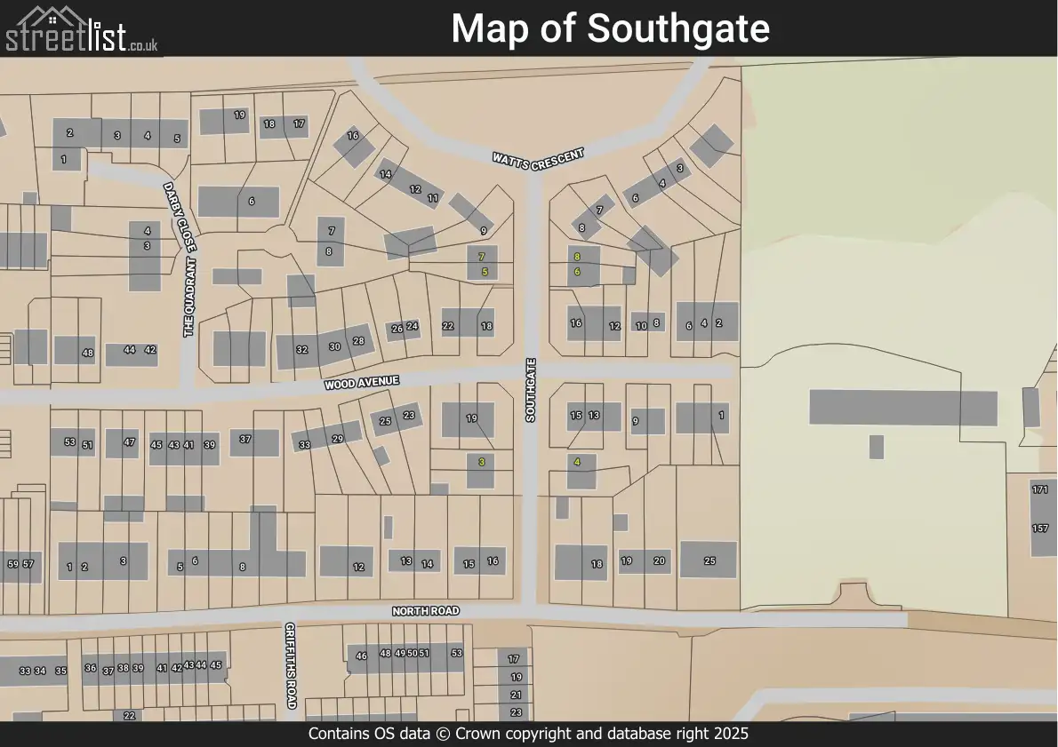 Southgate in Purfleet-on-thames, Essex - maps, house prices & crime ...