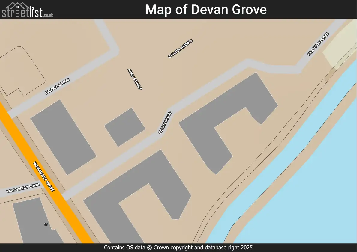 Devan Grove in London, Hackney, Greater London