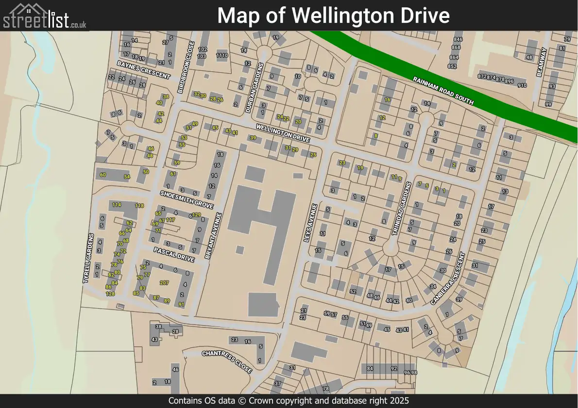 Wellington Drive in Greater London