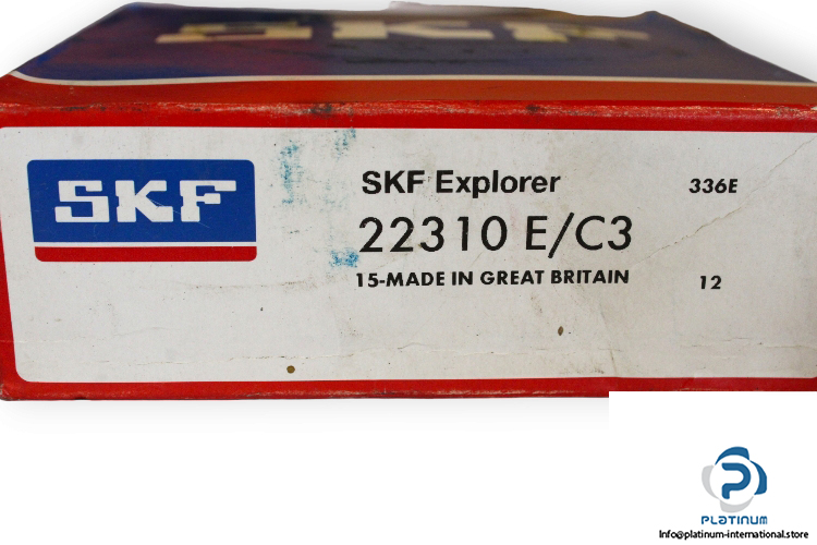 SKF 22310 E/C3 SPHERICAL ROLLER BEARING - PLATINUM INTERNATIONAL