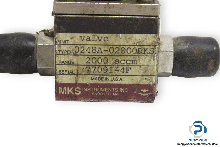 MKS 0248A-02000RKS FLOW CONTROL VALVE - PLATINUM INTERNATIONAL